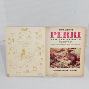 Disney | Other | Vtg 956 Walt Disneys Perri And Her Friends A Mickey ...